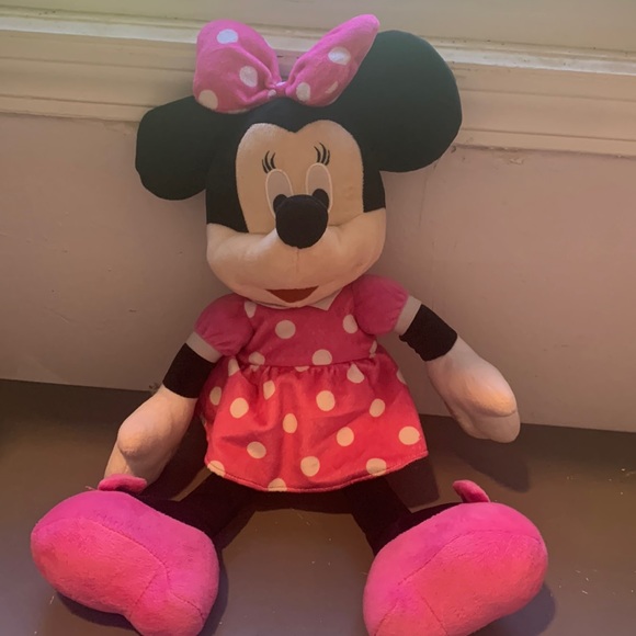 Disney | Accessories | Disney Minnie Mouse Plush Backpack | Poshmark